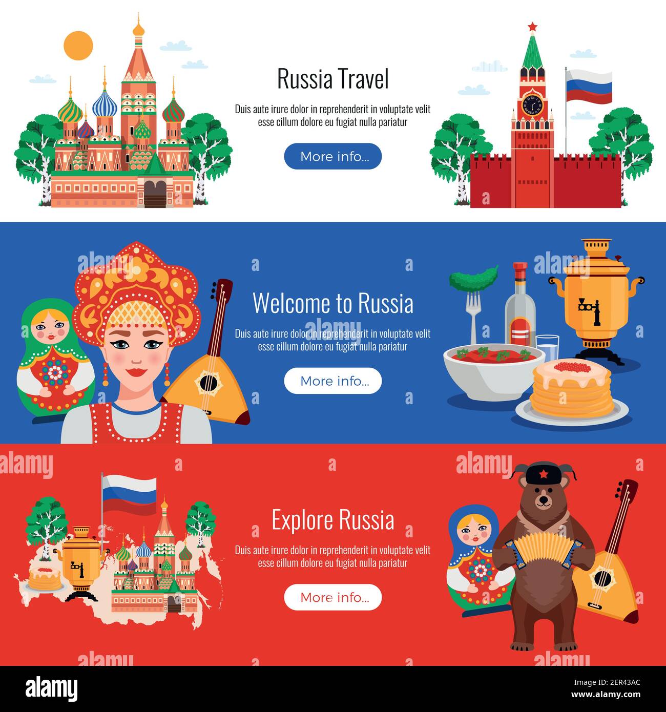 3 russia Stock Vector Images - Alamy