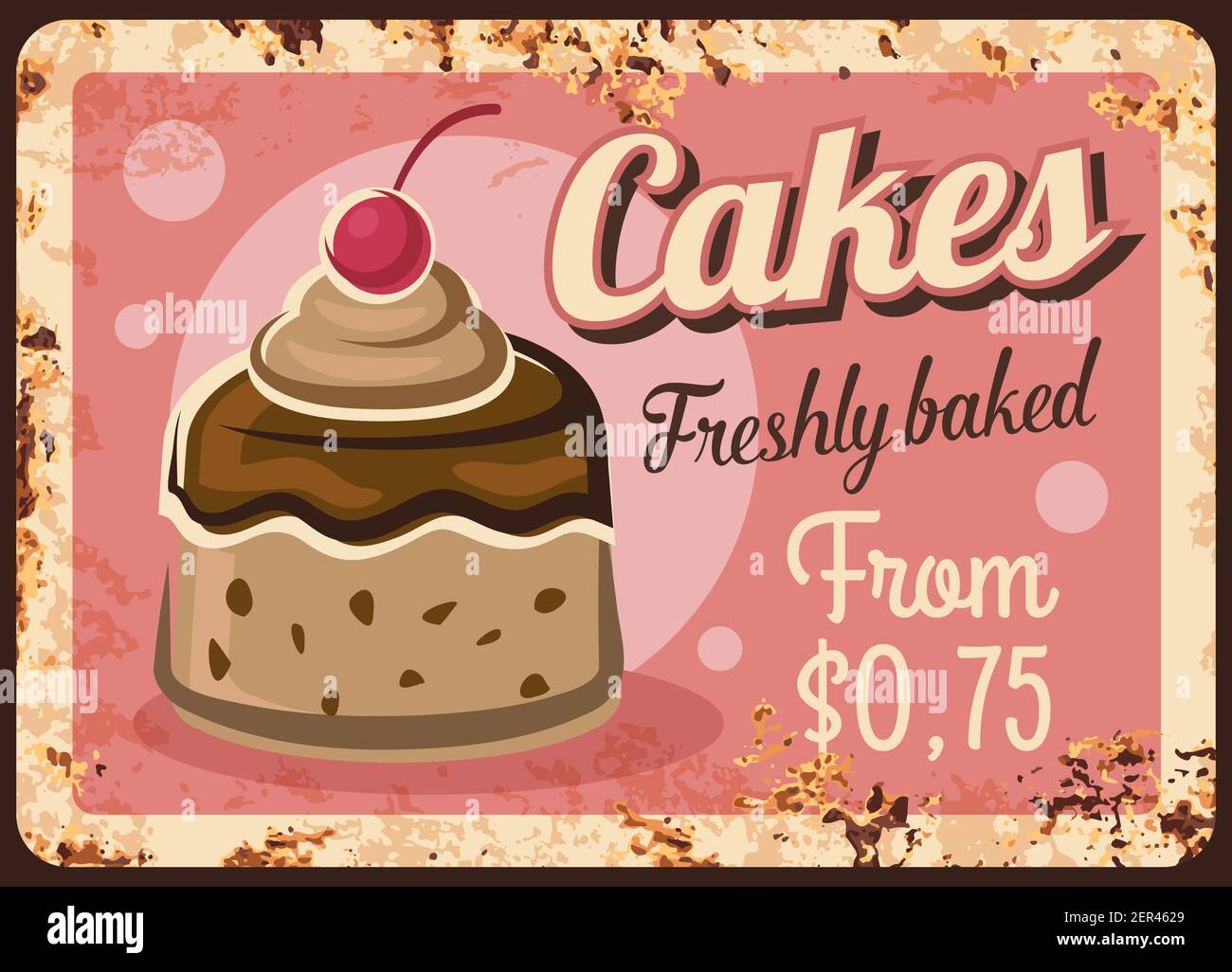 Baking tin rust Stock Vector Images - Alamy