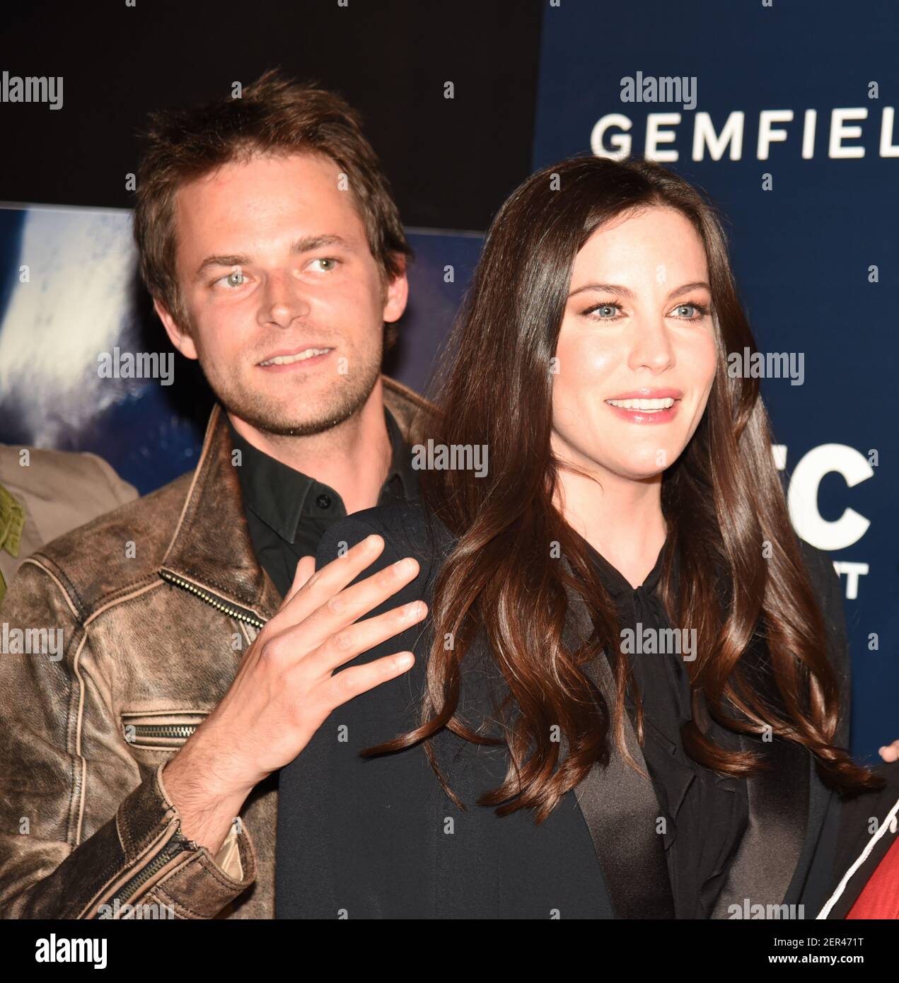 Fritz Boehm and Liv Tyler attend The Cinema Society and Gemfields host ...