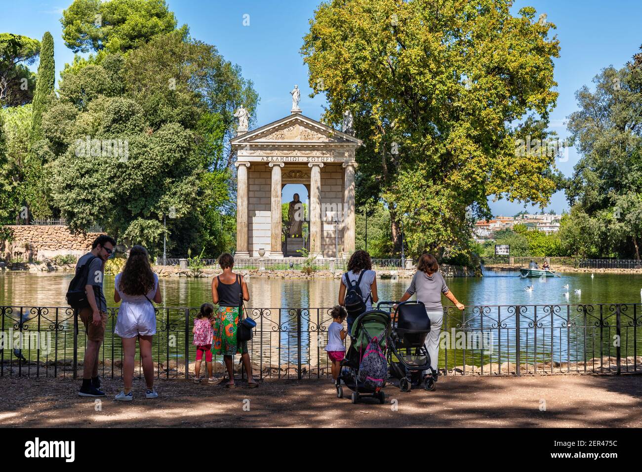 Villa borghese rome gardens hi-res stock photography and images - Alamy