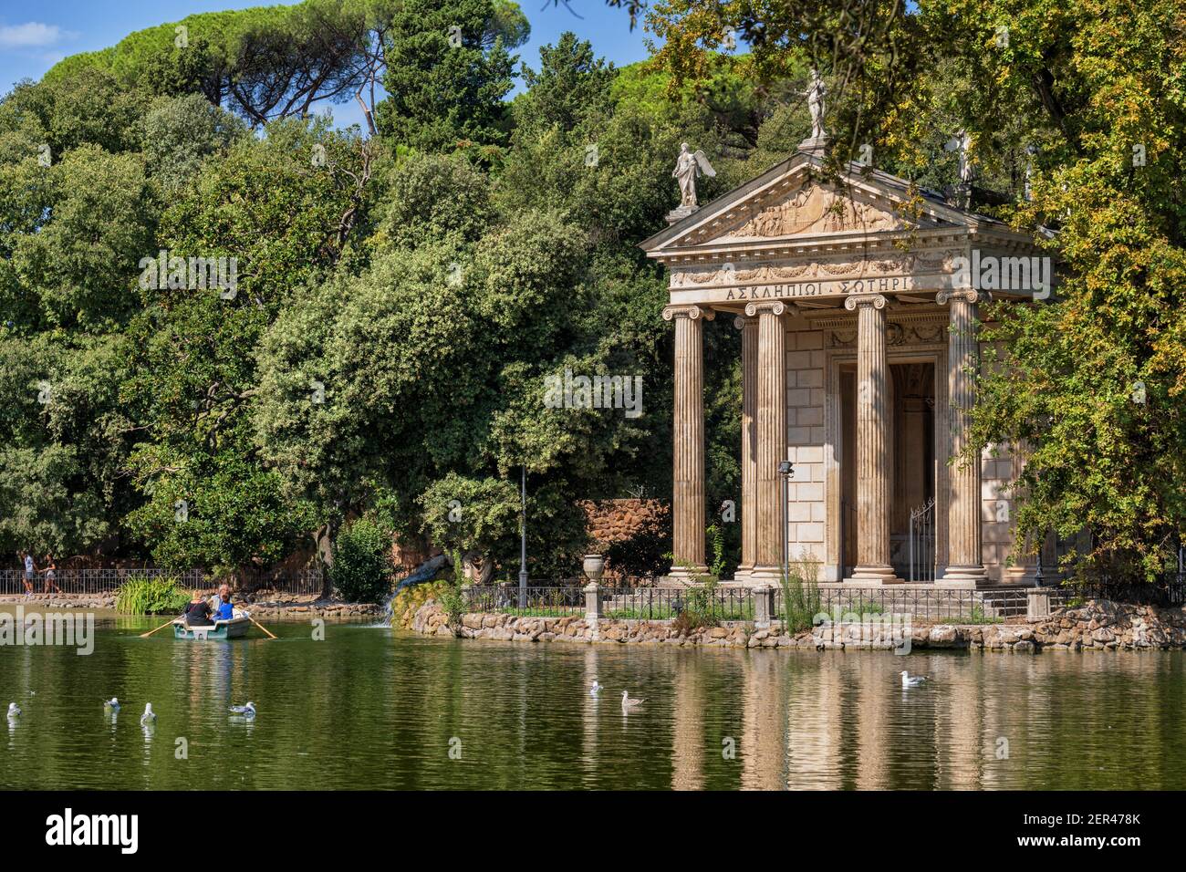 Villa borghese rome gardens hi-res stock photography and images - Alamy