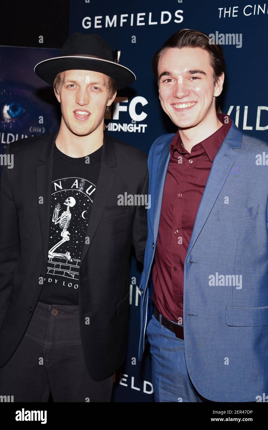 Keenan Jolliff and Colin Kelly-Sordelet attend The Cinema Society and ...