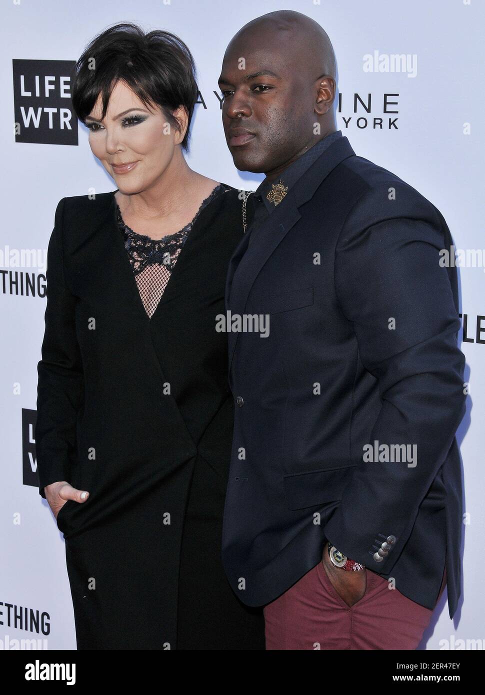 (L-R) Kris Jenner and Corey Gamble arrives at the Daily Front Row’s 4th ...