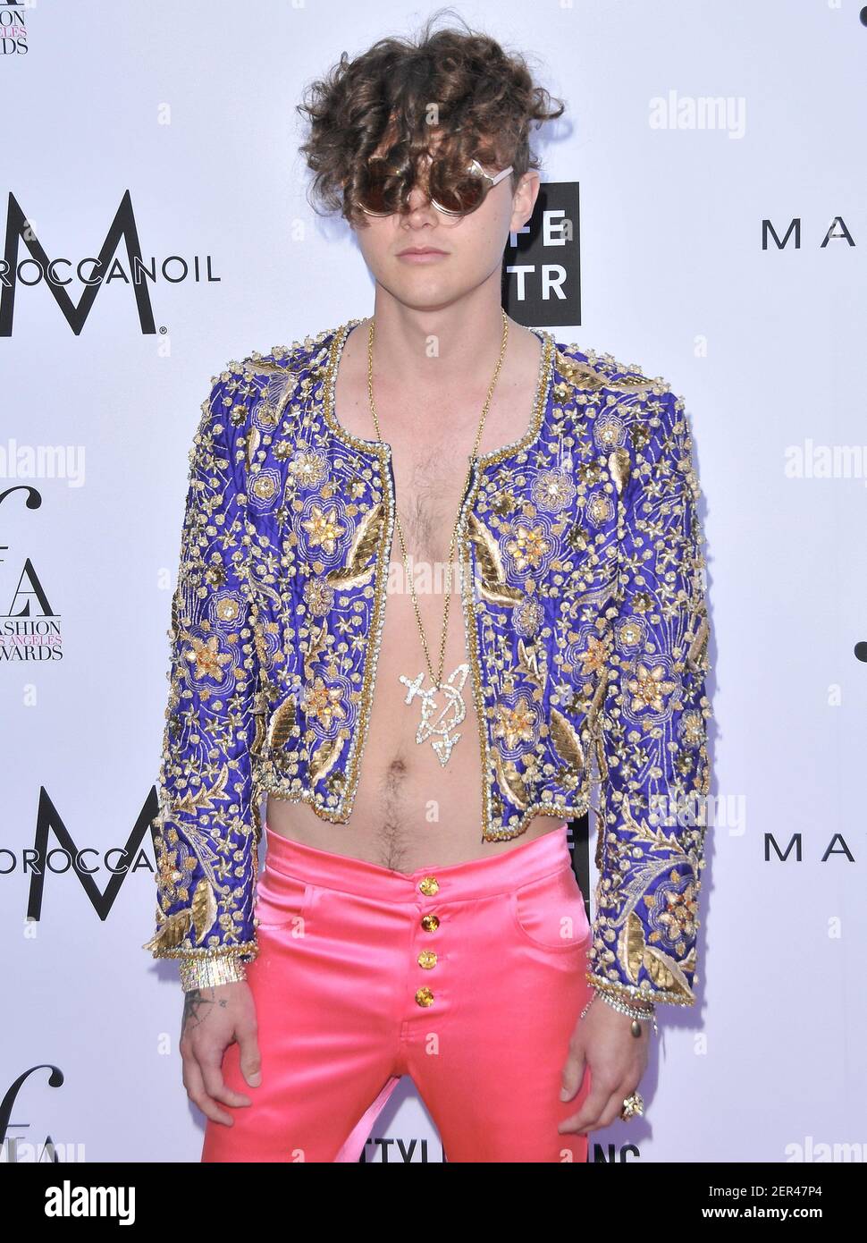 Austin Kolbe arrives at the Daily Front Row’s 4th Annual Fashion Los ...