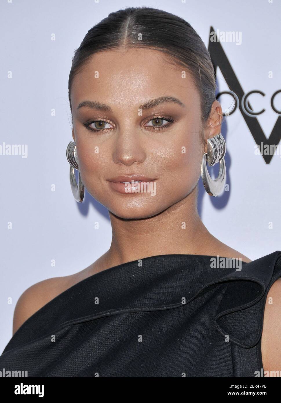 Rose Bertram arrives at the Daily Front Row’s 4th Annual Fashion Los ...