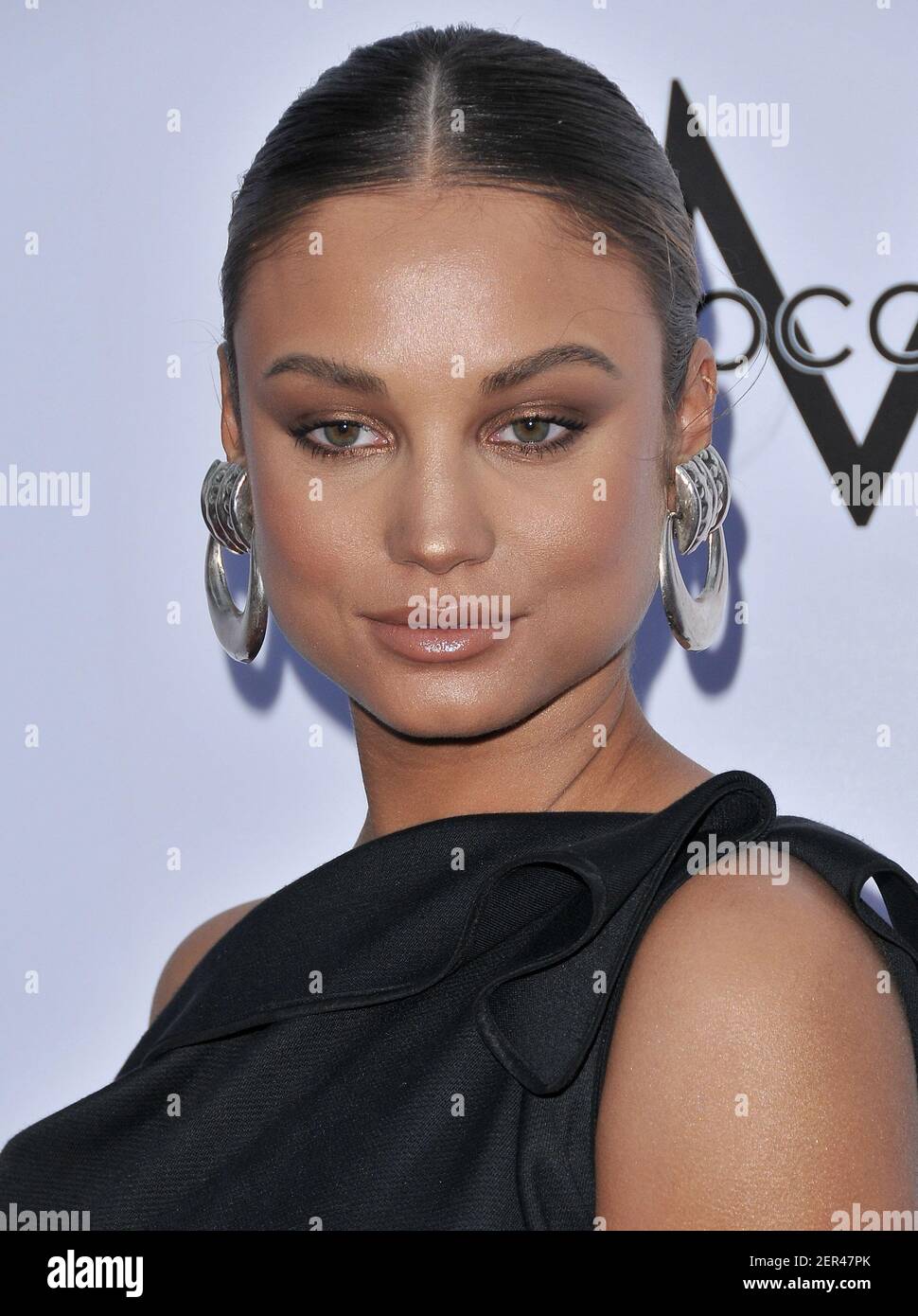 Rose Bertram arrives at the Daily Front Row’s 4th Annual Fashion Los ...