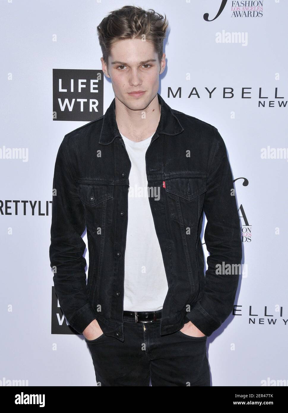 Nick Truelove arrives at the Daily Front Row’s 4th Annual Fashion Los ...