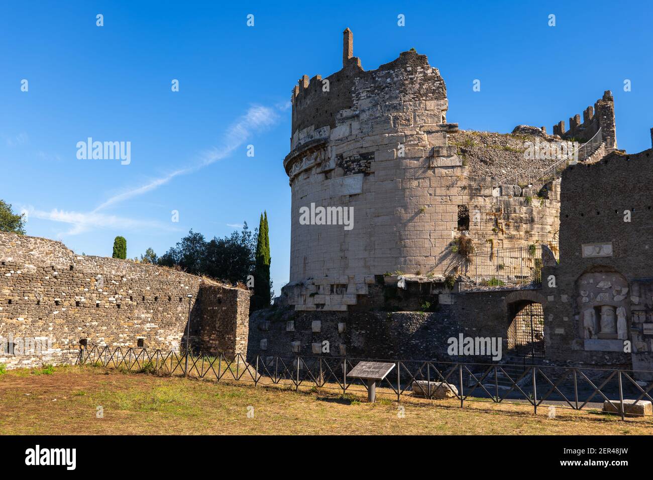 Tomb of caecilia metella hi-res stock photography and images - Alamy