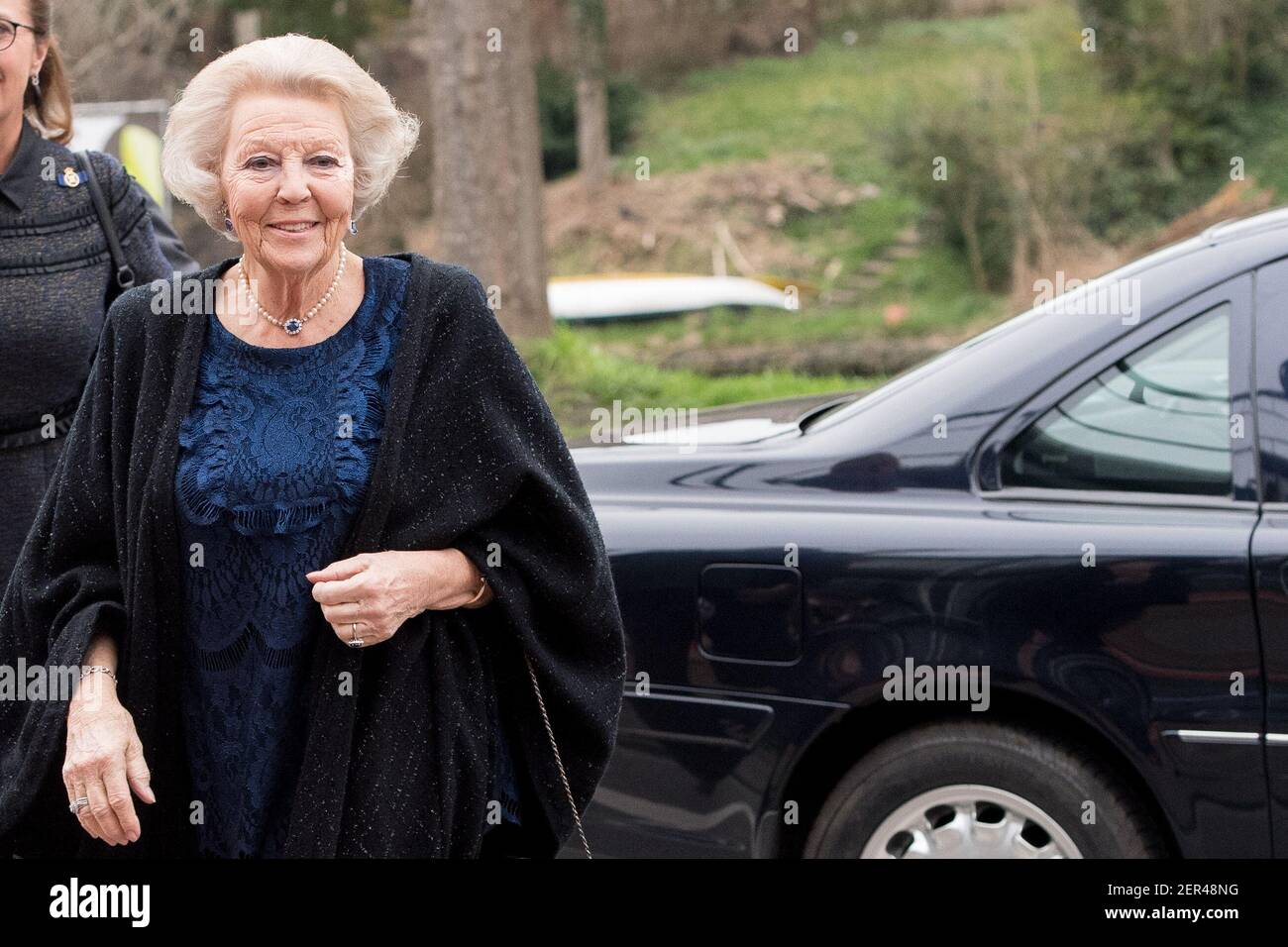 Princess Beatrix during the annual Koningsdag concert in De Oosterpoort ...