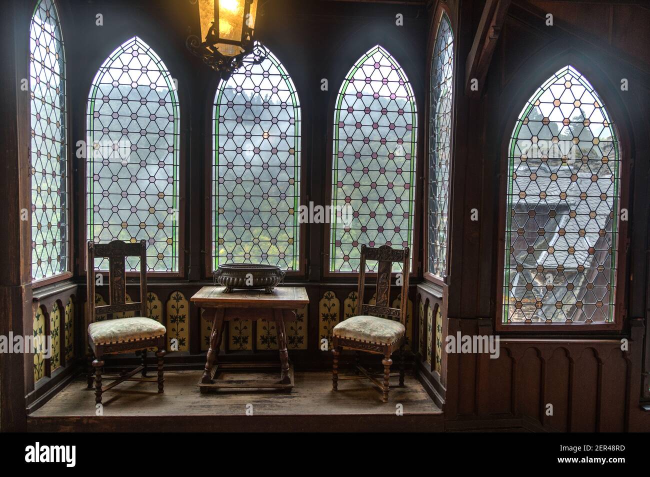 Cochem Castle sitting room Stock Photo - Alamy