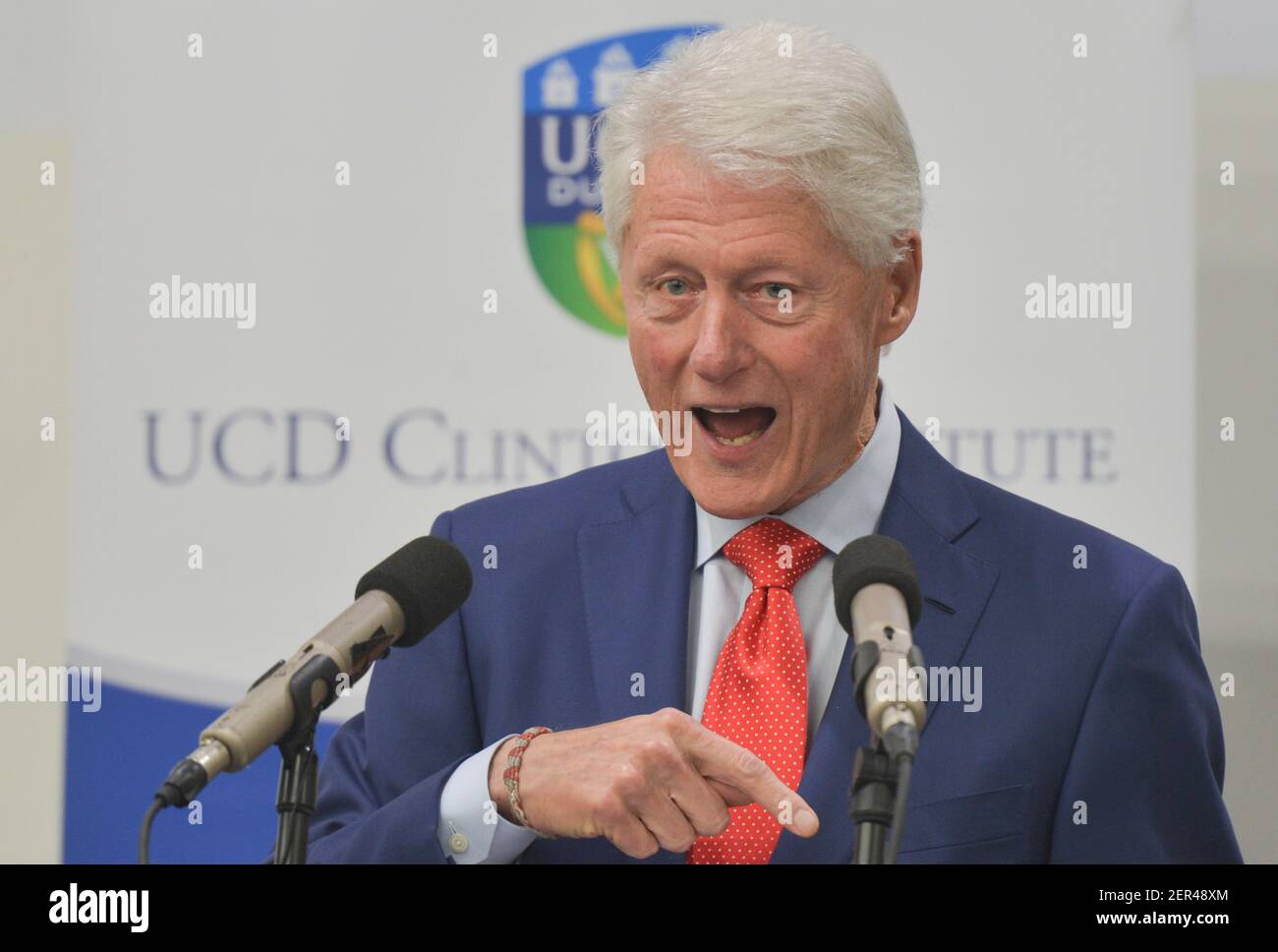 Former US President Bill Clinton delivers keynote address to mark the ...