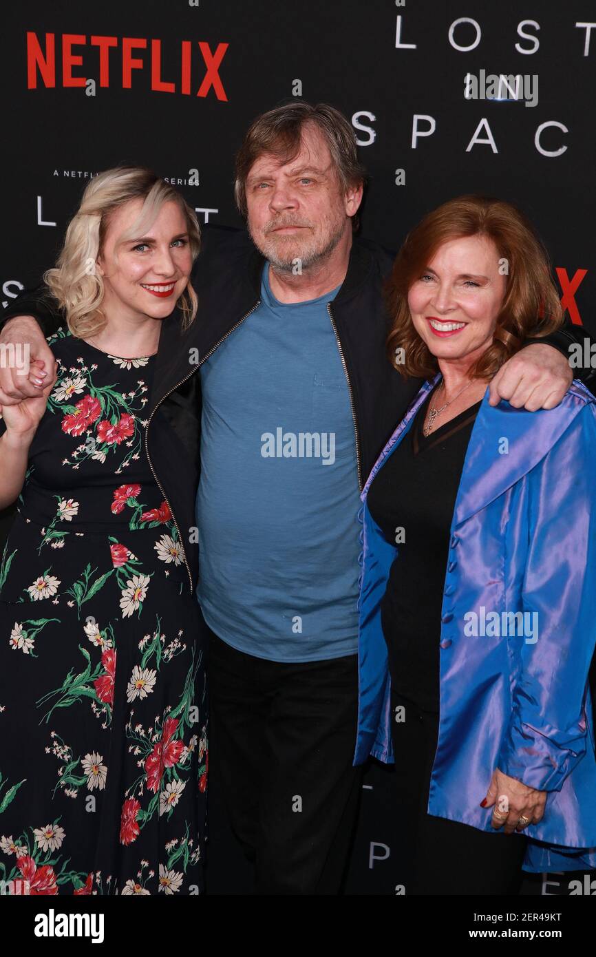 Chelsea Hamill, Mark Hamill, Marilou York arrive at the Los Angeles ...