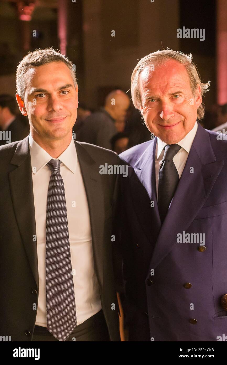 Massimiliano Gioni and Simon de Pury at the New Museum Spring Gala at ...