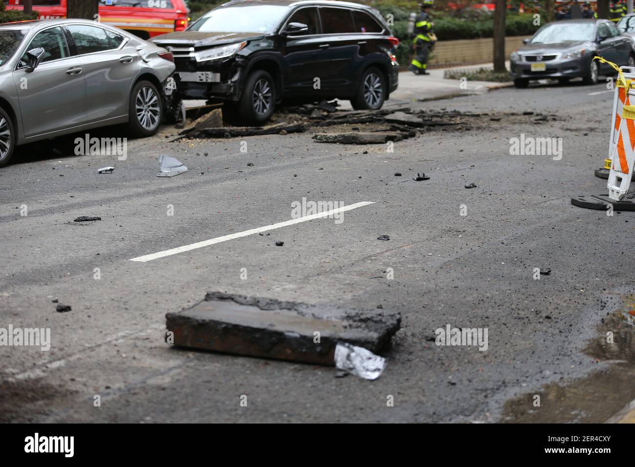 Manhole explosion hi-res stock photography and images - Alamy