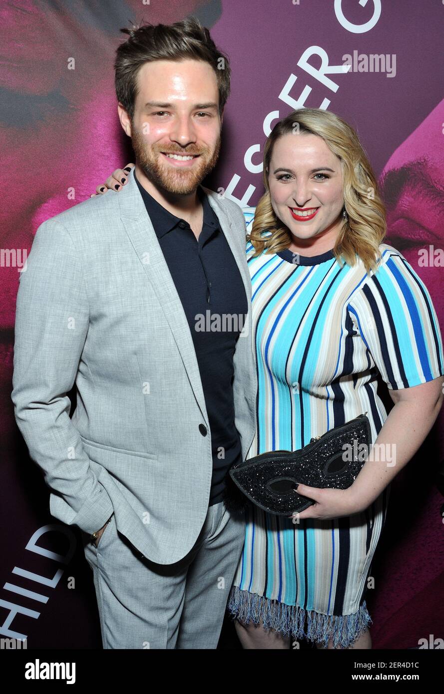 L-R: Actor Ben Rappaport and Megan Kane attend the opening night ...