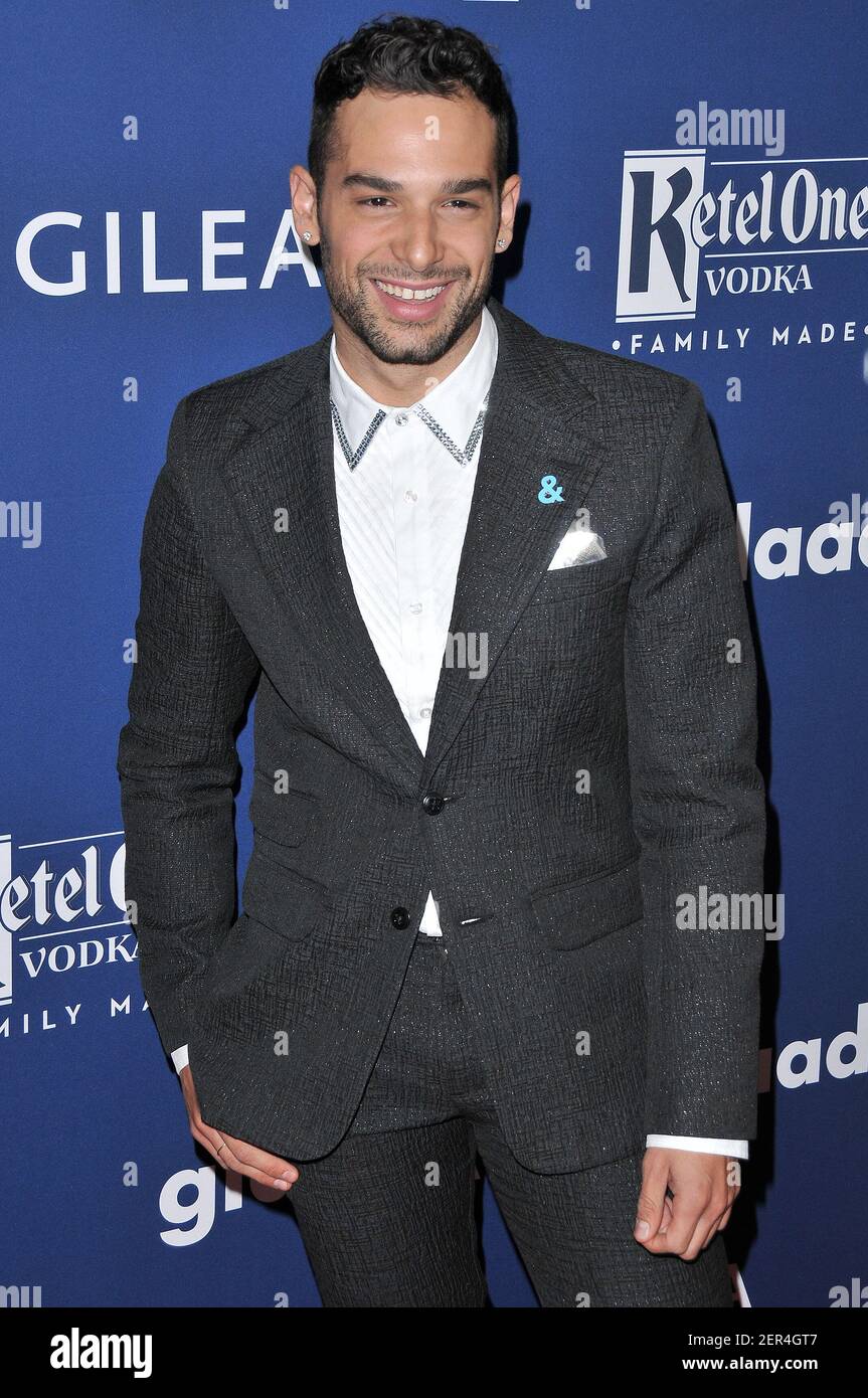 Johnny Sibilly arrives at the 29th Annual GLAAD Media Awards held at ...