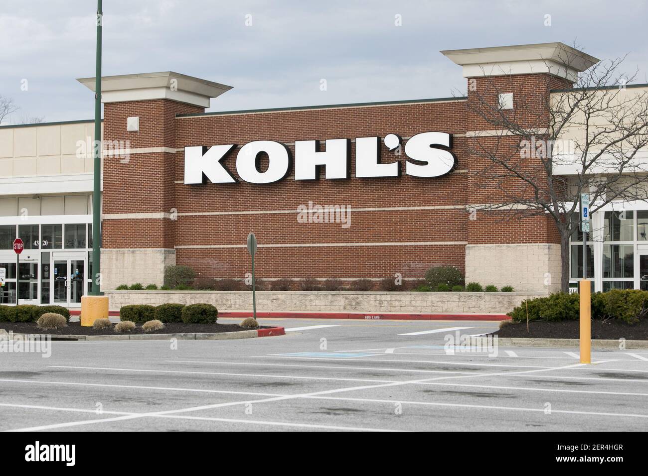 A logo sign outside of a Kohl's retail store in Ellicott City, Maryland ...