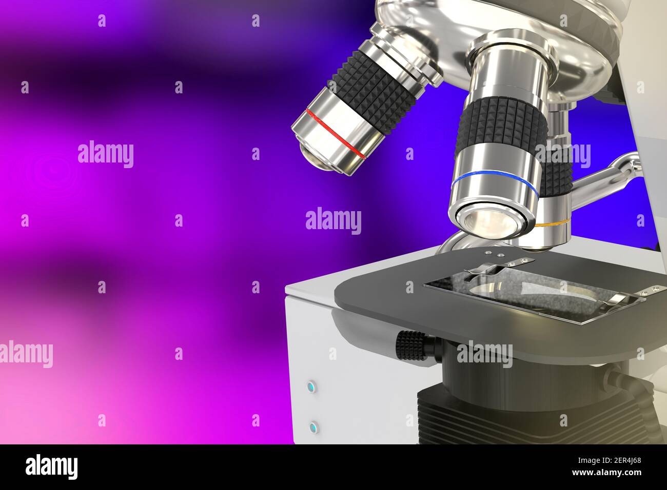 physic work concept, object 3D illustration - laboratory modern ...