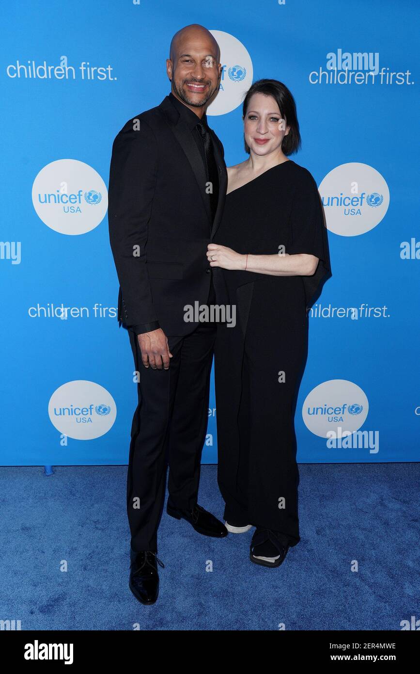 Keegan-Michael Key and Elisa Pugliese at the 7th Biennial UNICEF Ball ...