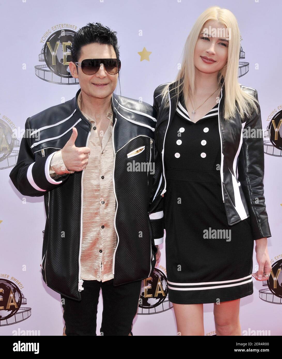 (L-R) Corey Feldman and Wife Courtney Anne Mitchell arrives at The 3rd ...