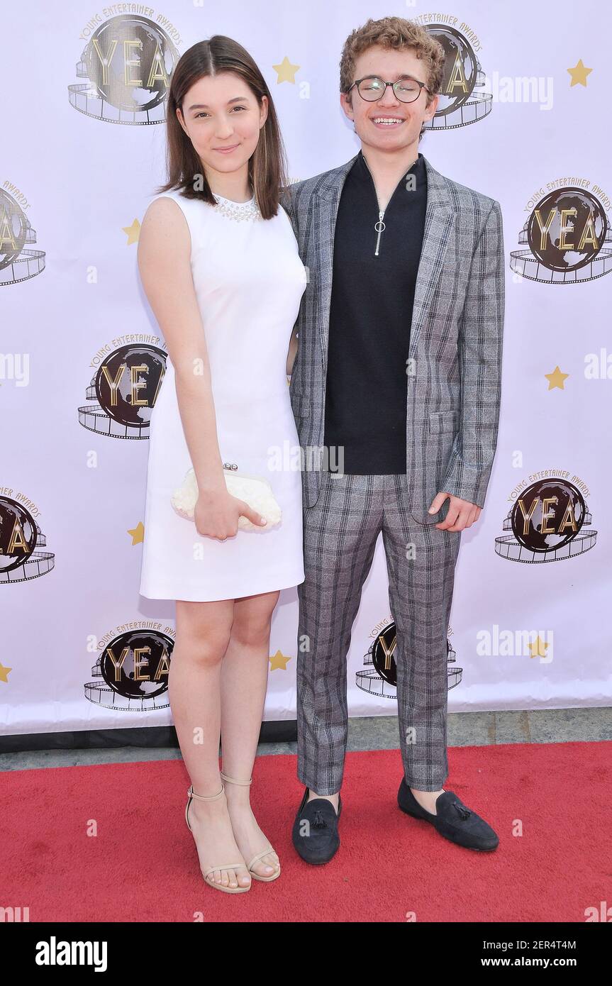 (L-R) Stephanie Katherine and Sean Giambrone at The 3rd Annual Young ...