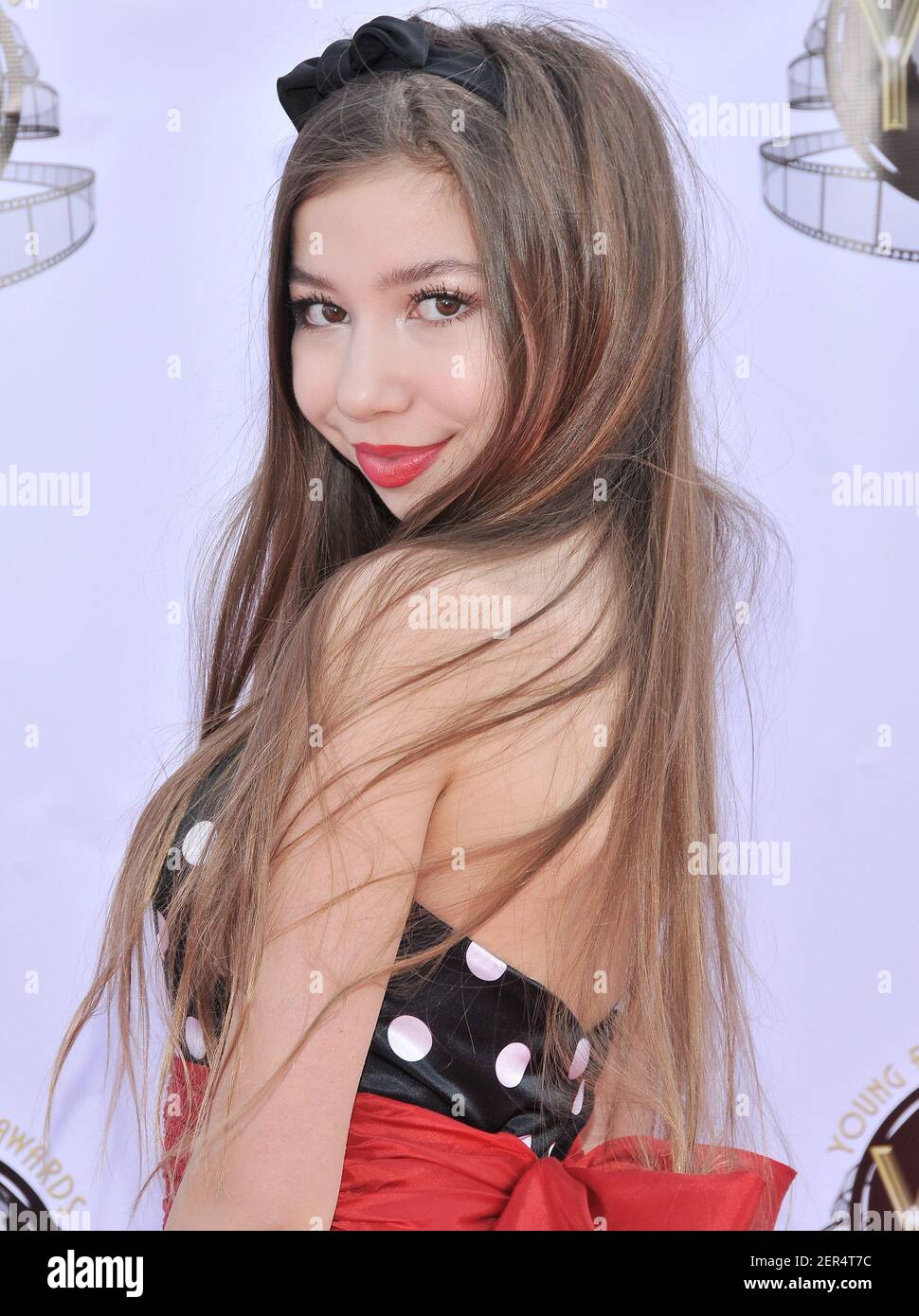 Lulu Lambros arrives at The 3rd Annual Young Enterainer Awards held at ...