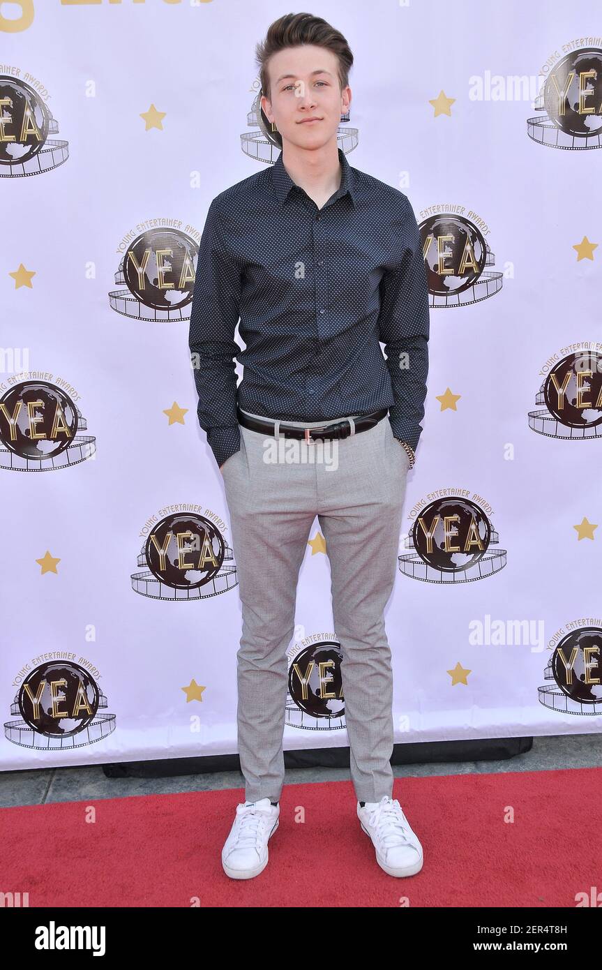 Luke Mullen arrives at The 3rd Annual Young Enterainer Awards held at ...