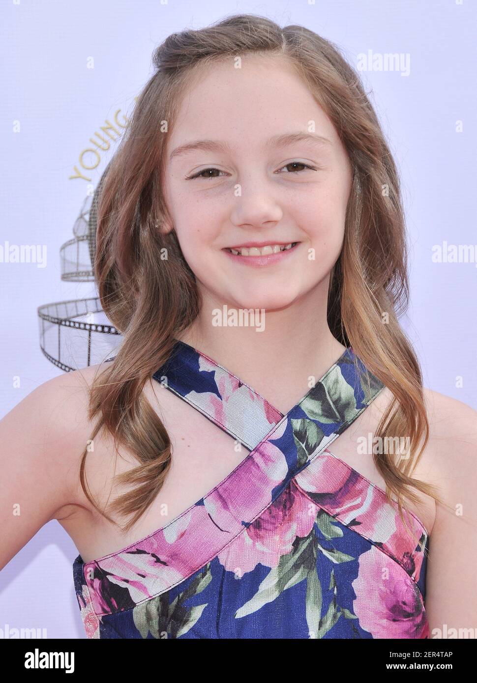 Reagan Shumate arrives at The 3rd Annual Young Enterainer Awards held at the Globe Theatre at ...