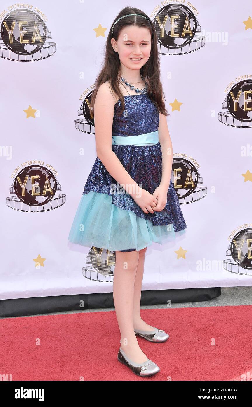 Ashley Silverman arrives at The 3rd Annual Young Enterainer Awards held ...