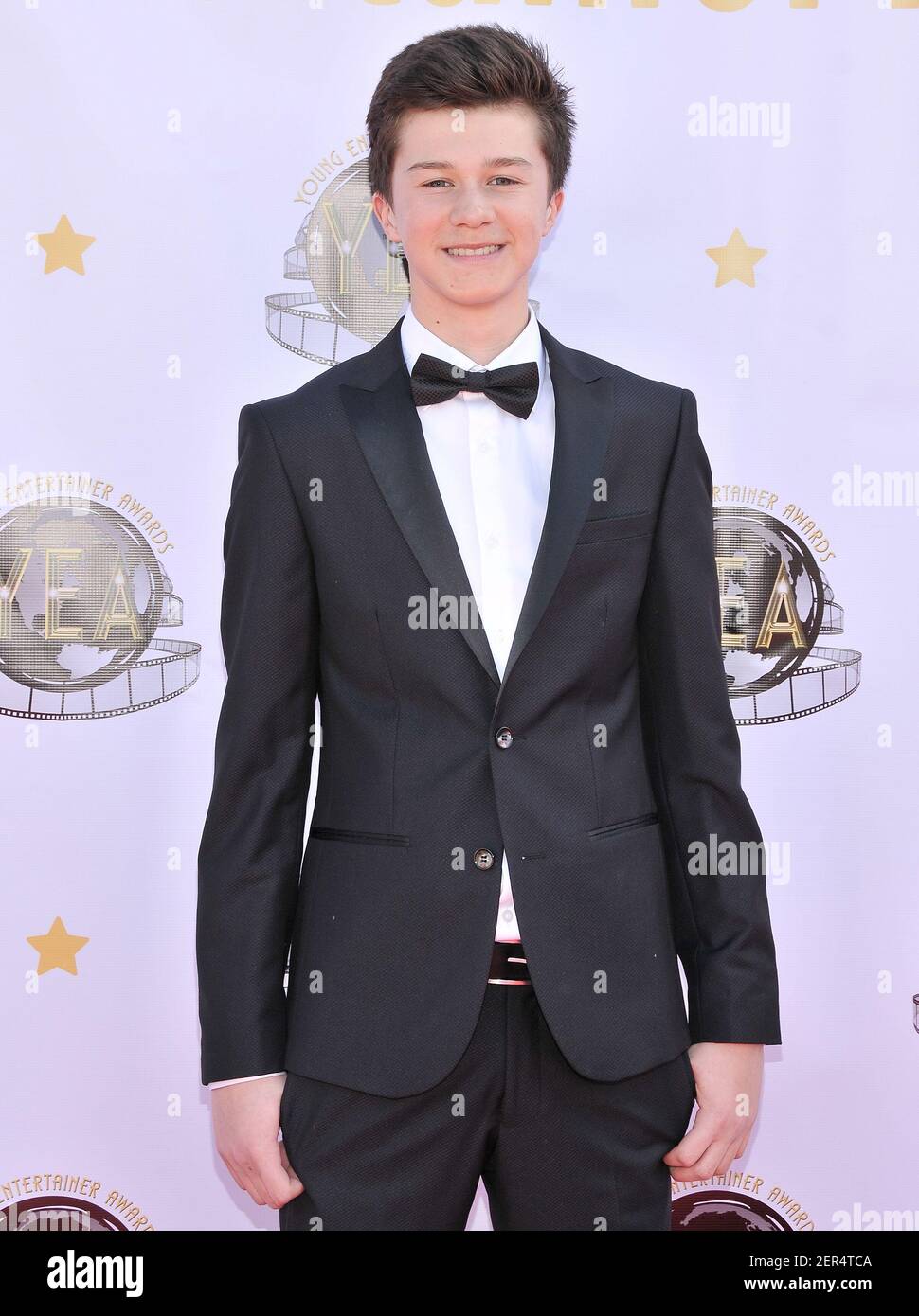 Carson Reaume arrives at The 3rd Annual Young Enterainer Awards held at ...