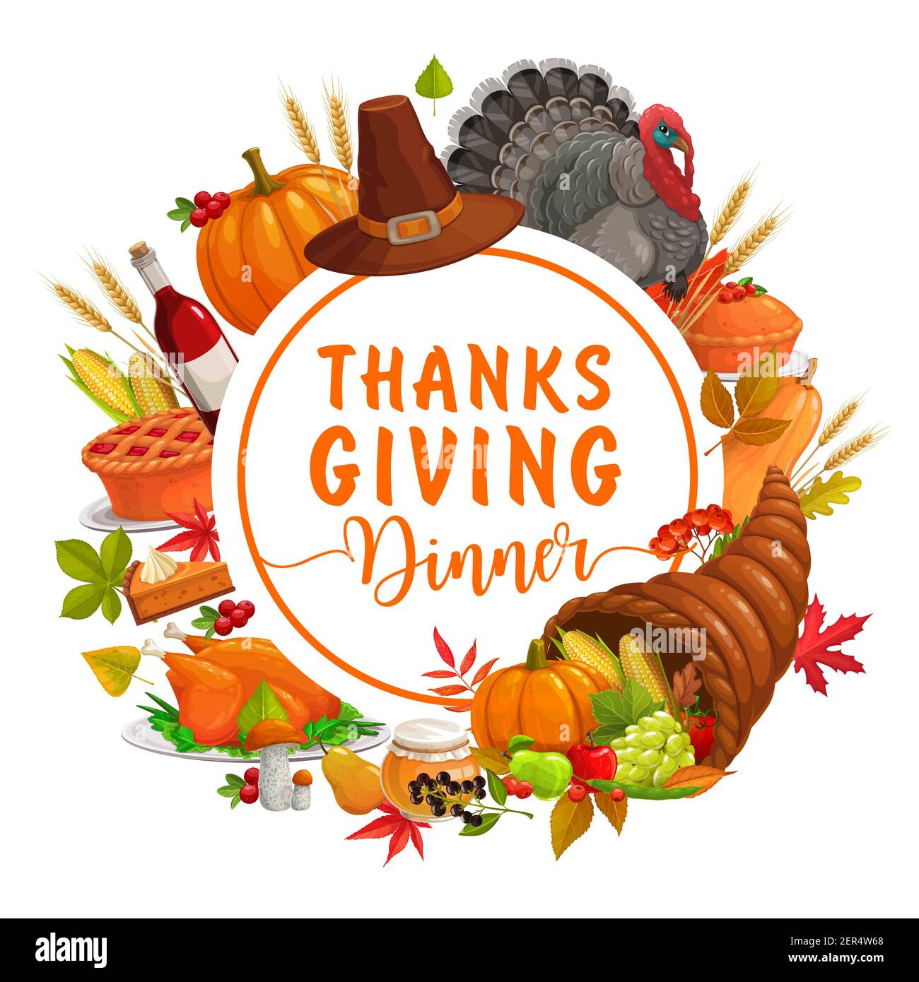 Thanksgiving Dinner Clip Art Free