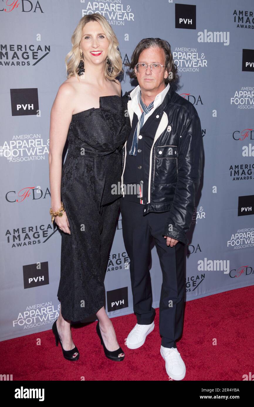 Allison Samek and John Frierson attend 2O18 AAFA AMERICAN IMAGE AWARDS ...