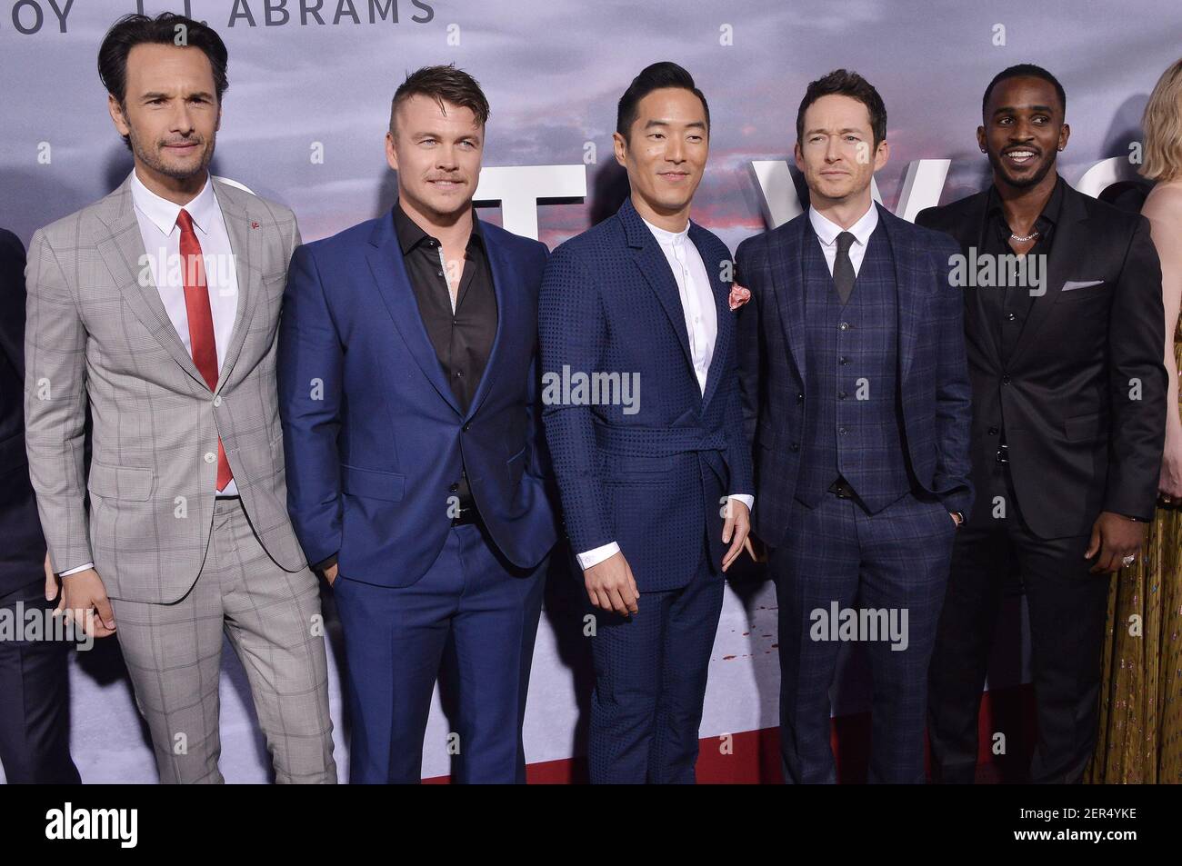 (L-R) Rodrigo Santoro, Luke Hemsworth, Leanardo Nam, Simon Quarterman ...
