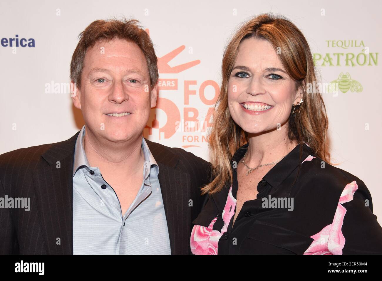 Michael Feldman and Savannah Guthrie attend Food Bank For New York City ...