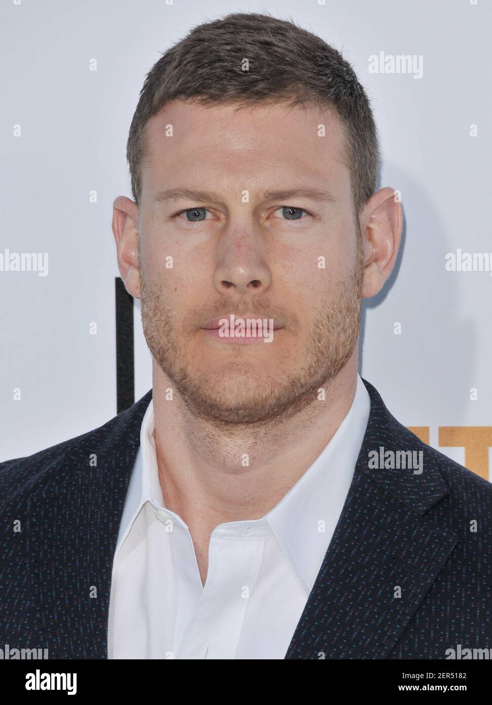 Tom Hopper arrives at the "I Feel Pretty" Los Angeles Premiere held at ...