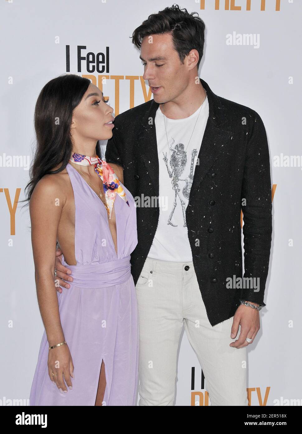 (L-R) Eva Gutowski and Adam Bartoshesky at the "I Feel Pretty" Los ...