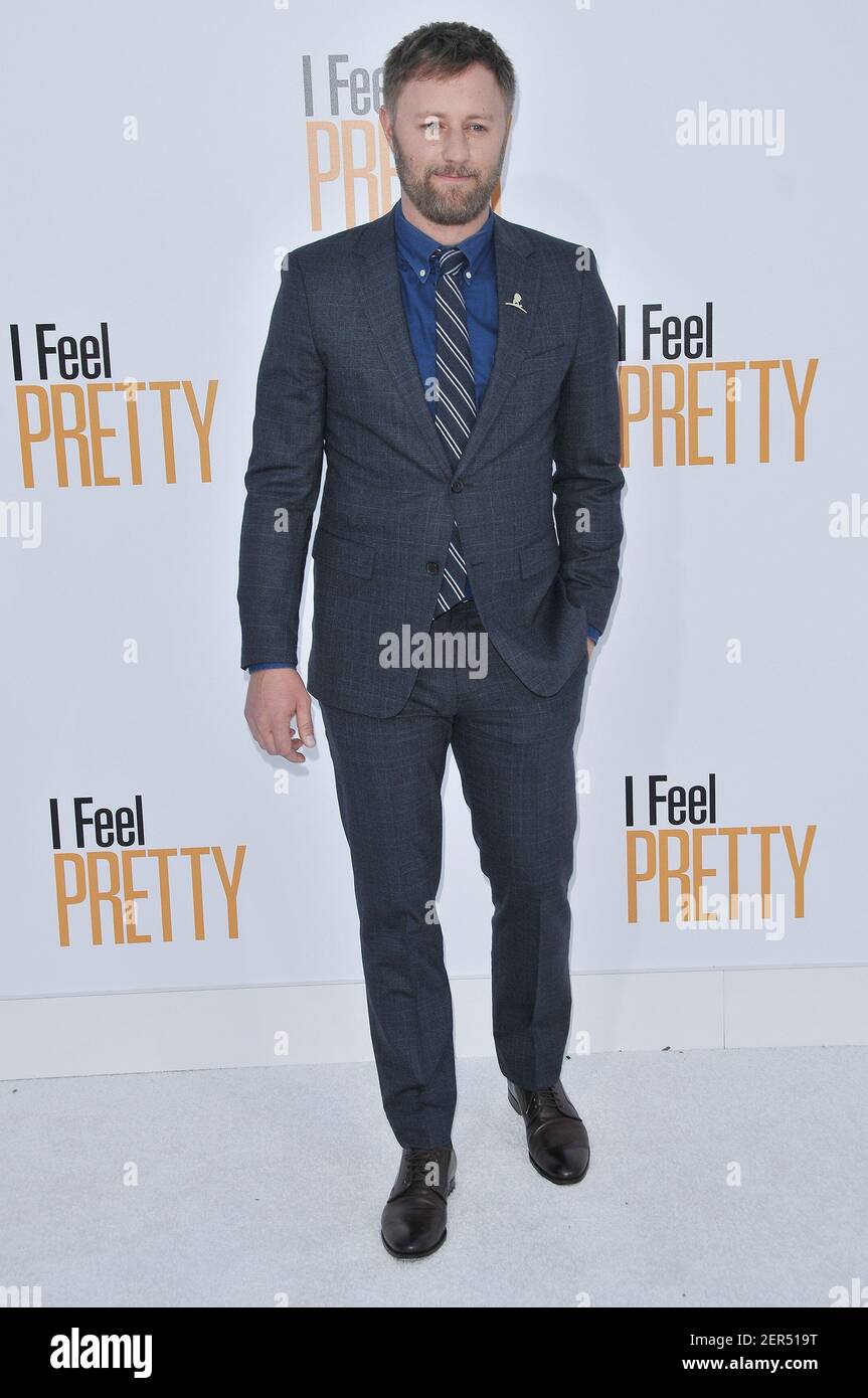 Rory Scovel arrives at the "I Feel Pretty" Los Angeles Premiere held at ...