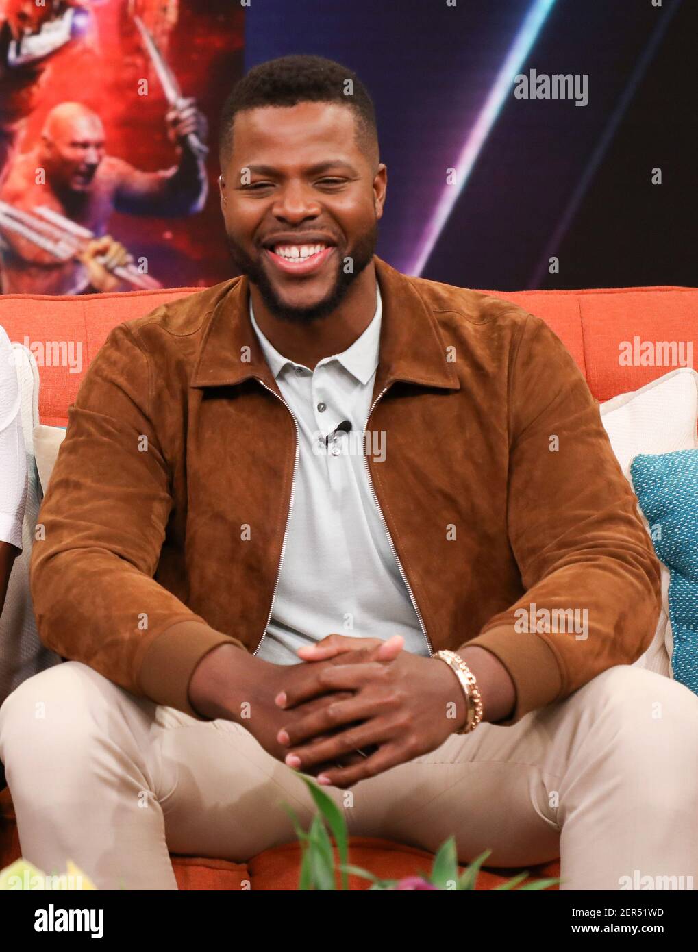 MIAMI, FL-APRIL 18: Winston Duke is seen during Univision's 'Despierta ...