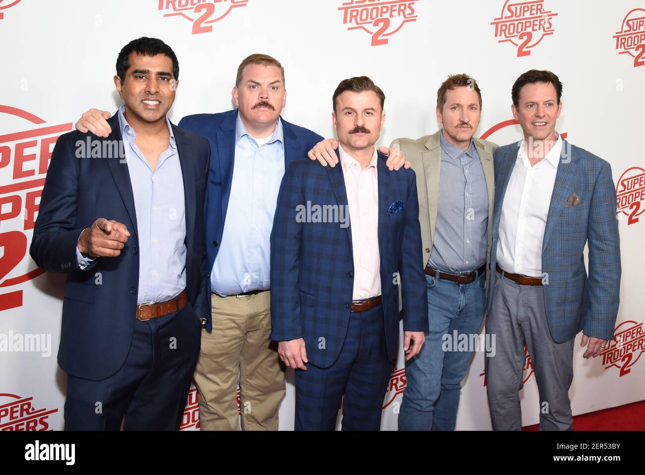 Jay Chandrasekhar, Kevin Heffernan, Steve Lemme, Paul Soter and Erik ...