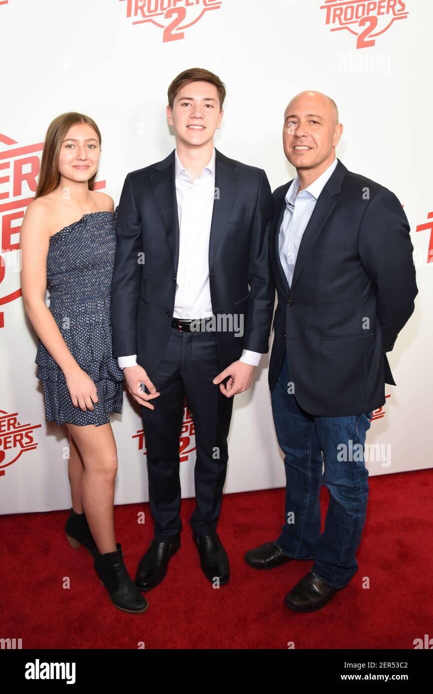 Gabrielle Perello, Ethan Perello and Richard Perello attend Super ...