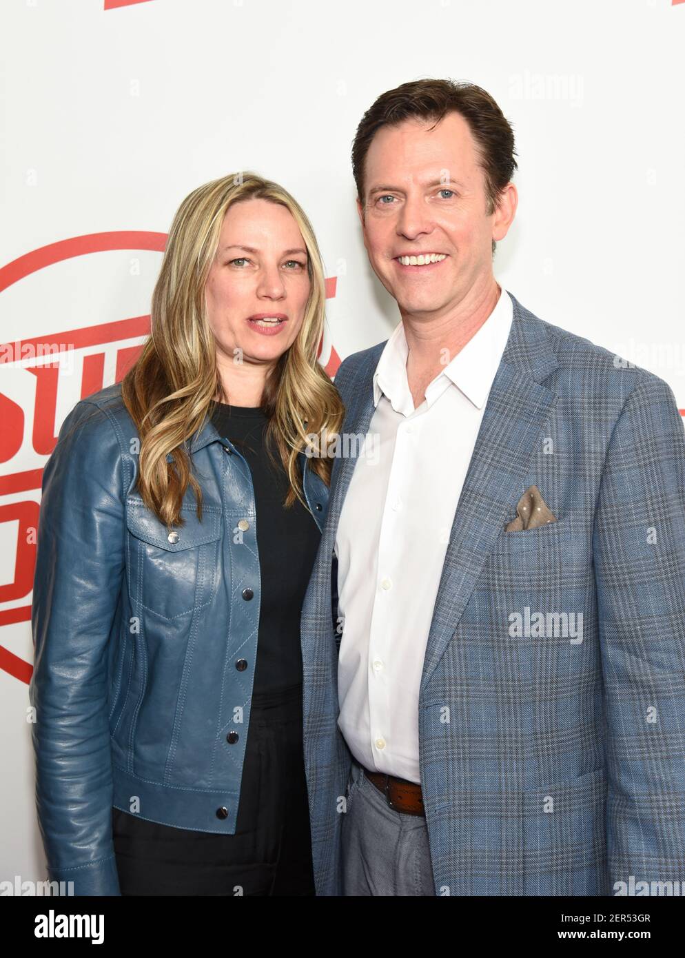 Barbara Slade and Erik Stolhanske attend Super Troopers 2 Premiere on ...