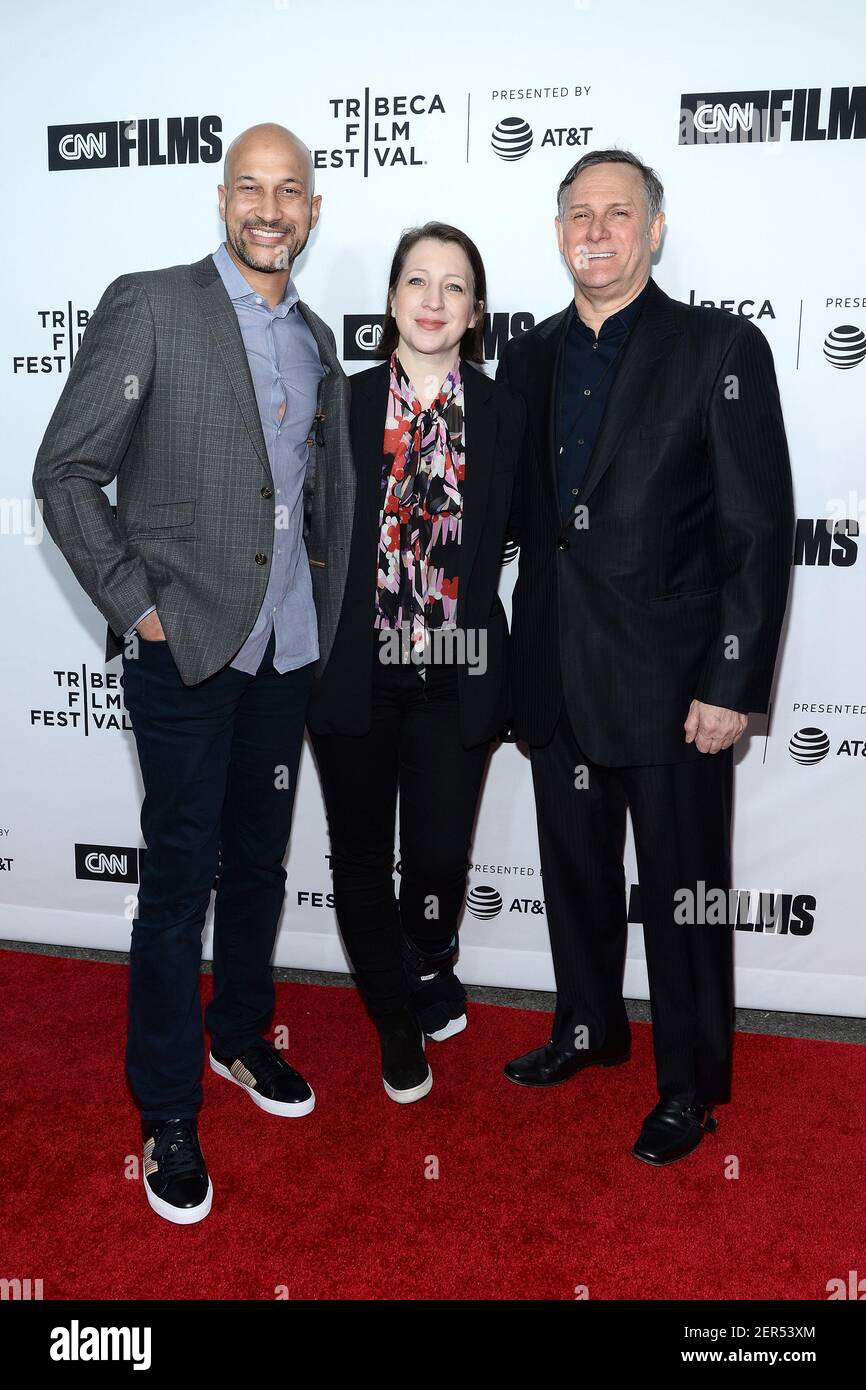 (L-R) Keegan-Michael Key, Elisa Pugliese and Craig Hatkoff attend "Love ...