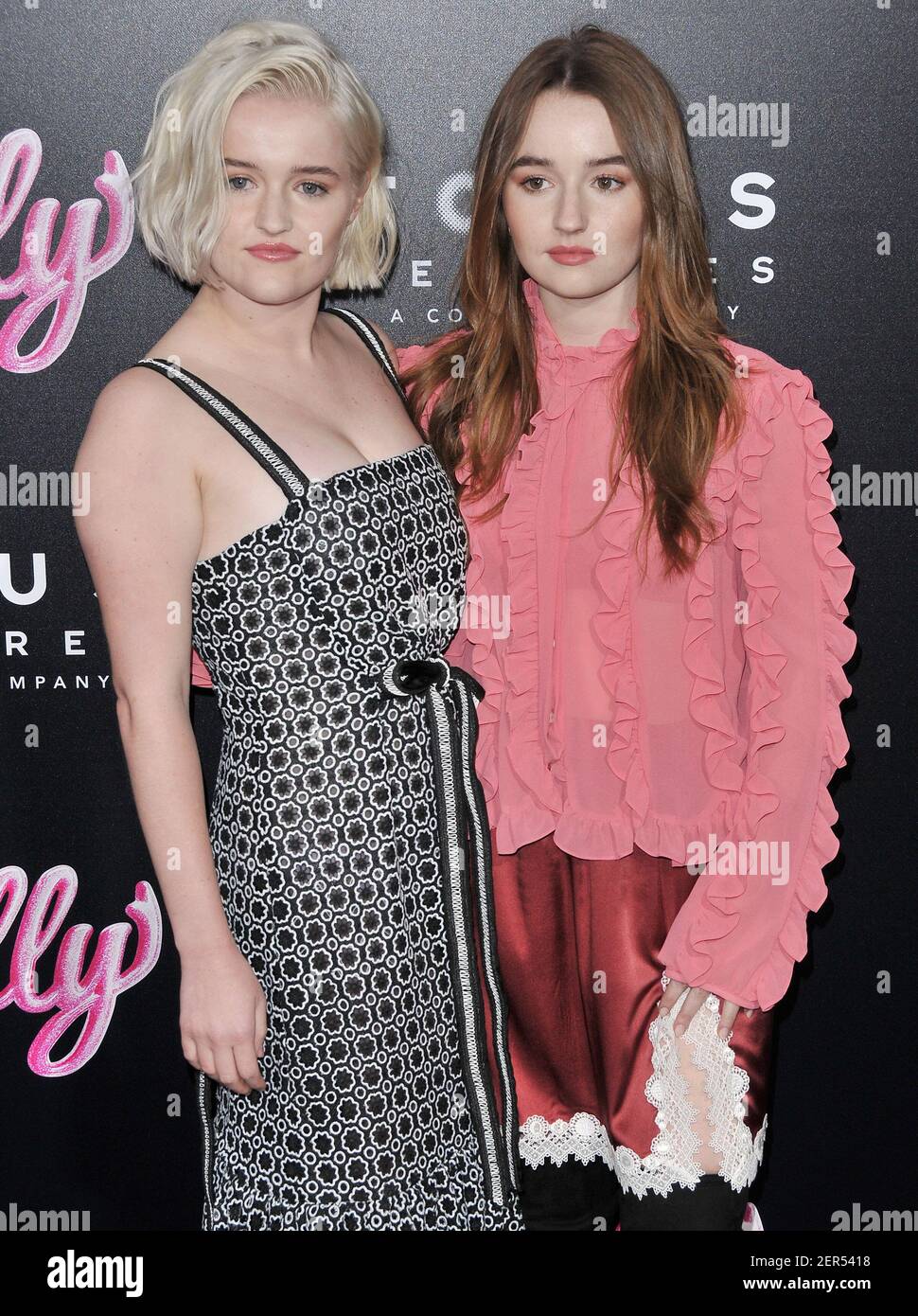 (L-R) Kaitlyn Dever and Mady Dever at the "Tully" Los Angeles Premiere ...