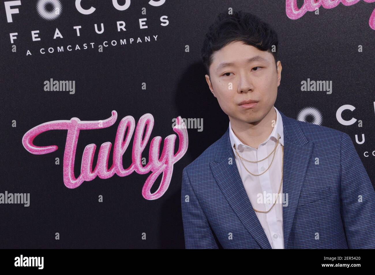 Joshua Pak arrives at the "Tully" Los Angeles Premiere held at the ...