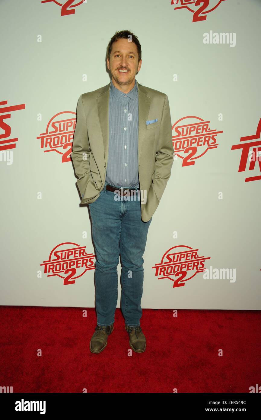Paul Soter arrives to the Super Troopers 2 New York Premiere, held at ...