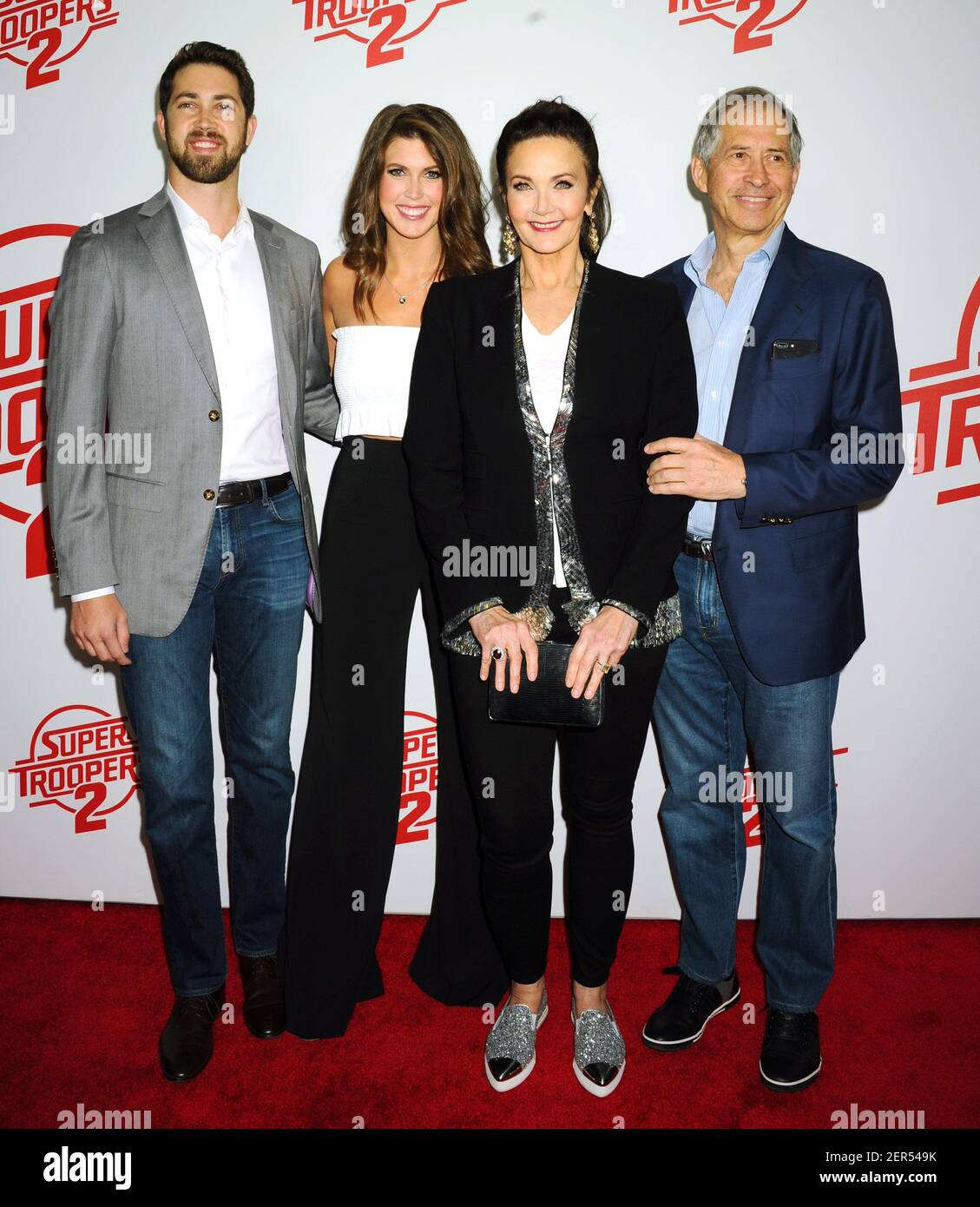 L-R: James Altman, Jessica Altman, Linda Carter, Robert A. Altman ...