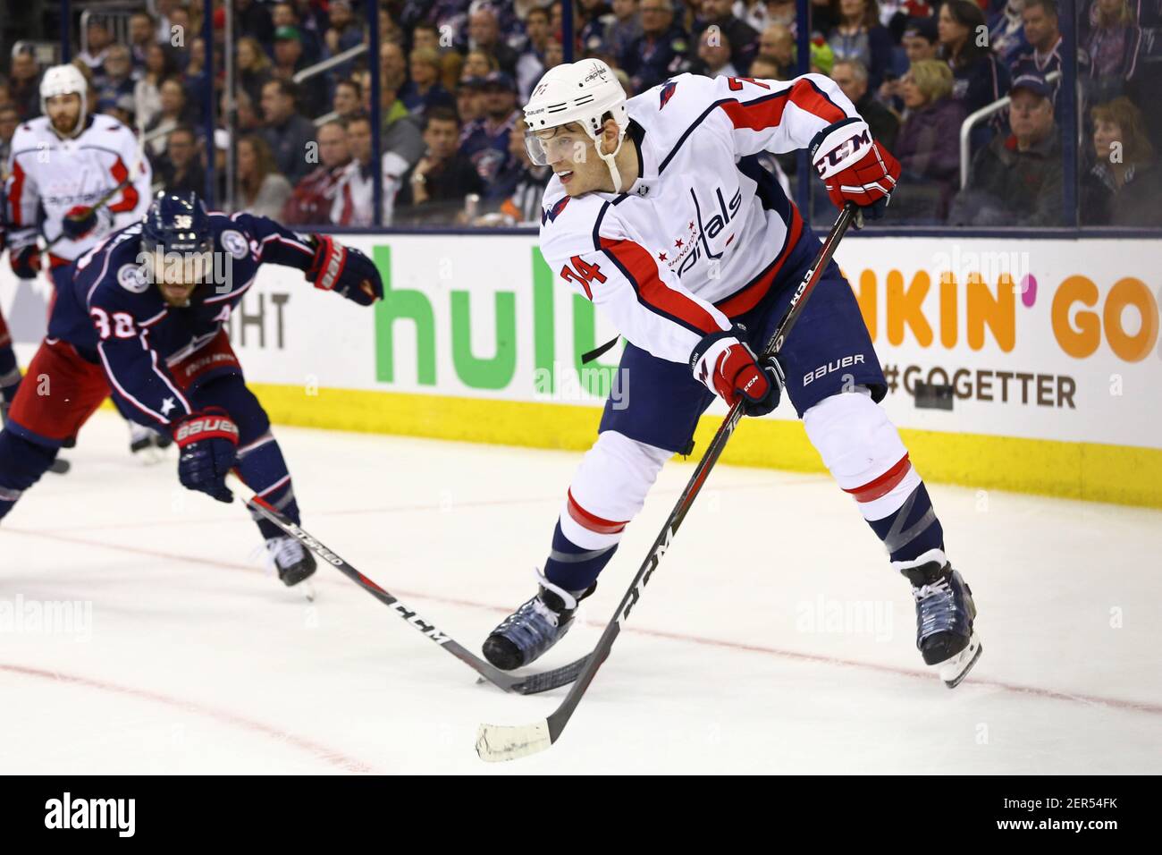APR 17, 2018: Washington Capitals defenseman John Carlson (74) during ...