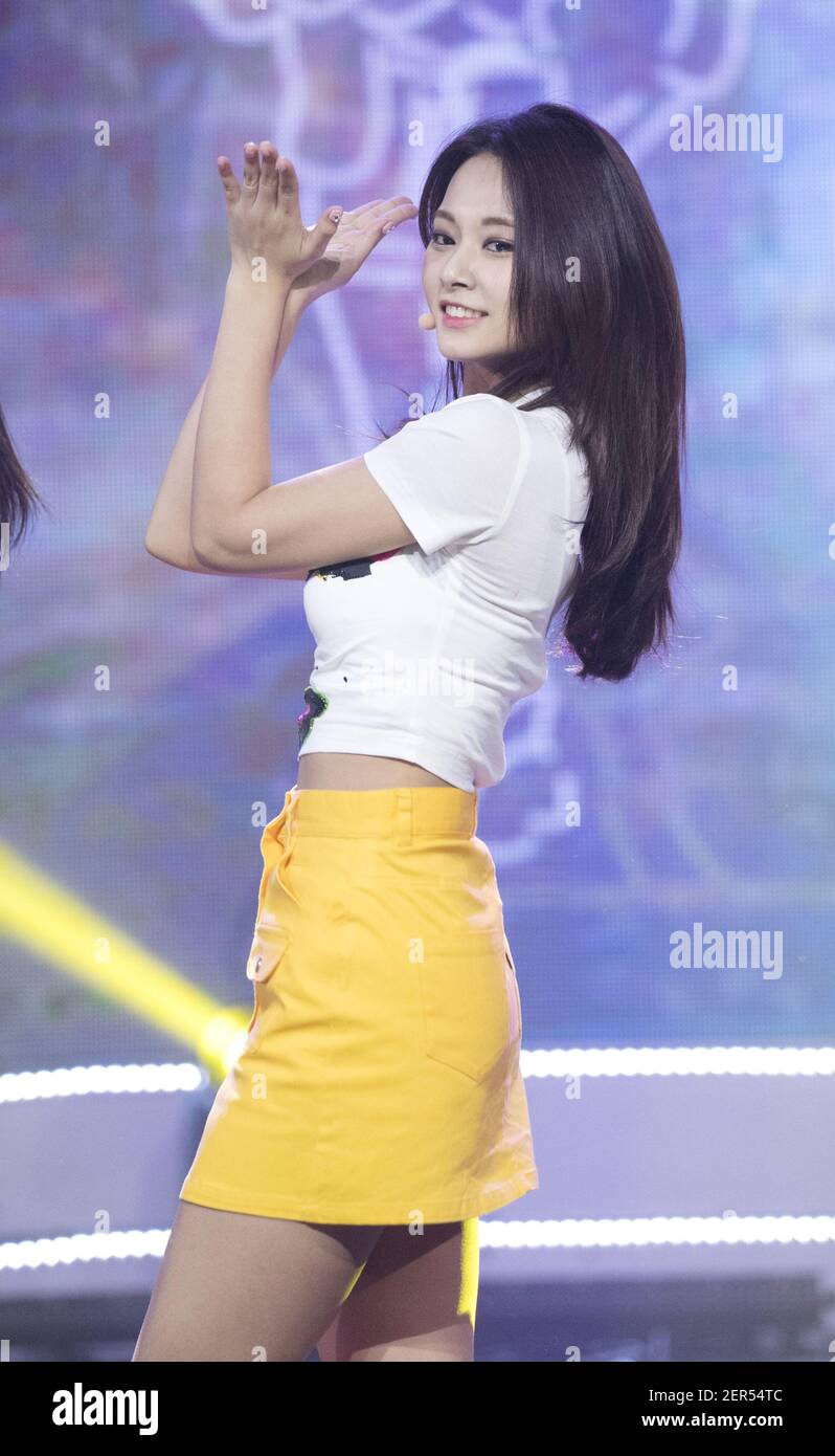 18 April 2018 - Goyang, South Korea : Taiwanese singer Tzuyu, member of ...