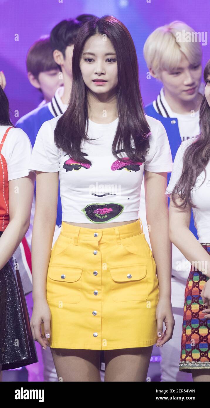 18 April 2018 - Goyang, South Korea : Taiwanese singer Tzuyu, member of ...