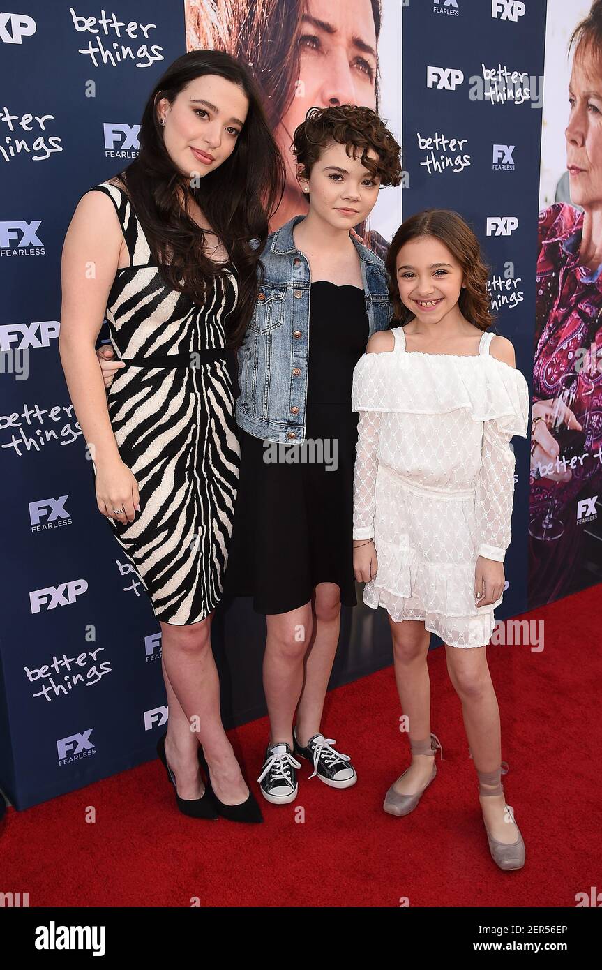 NORTH HOLLYWOOD, CA - APRIL 19: Mikey Madison, Olivia Edward, and ...